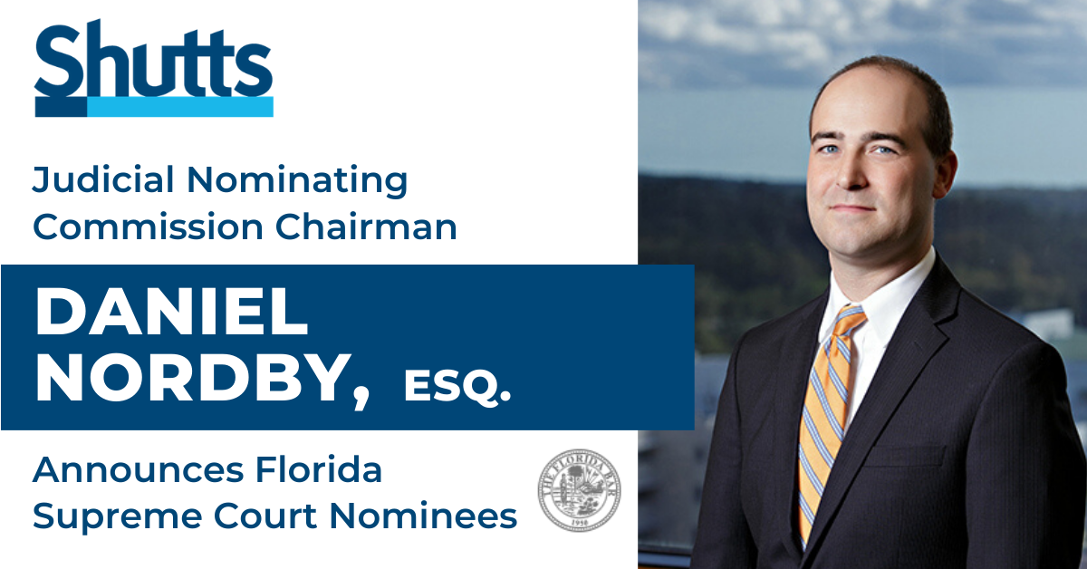Supreme Court JNC Chair Daniel Nordby Announces Florida Supreme Court ... Supreme Court JNC Chair Daniel Nordby Announces Florida Supreme Court ...