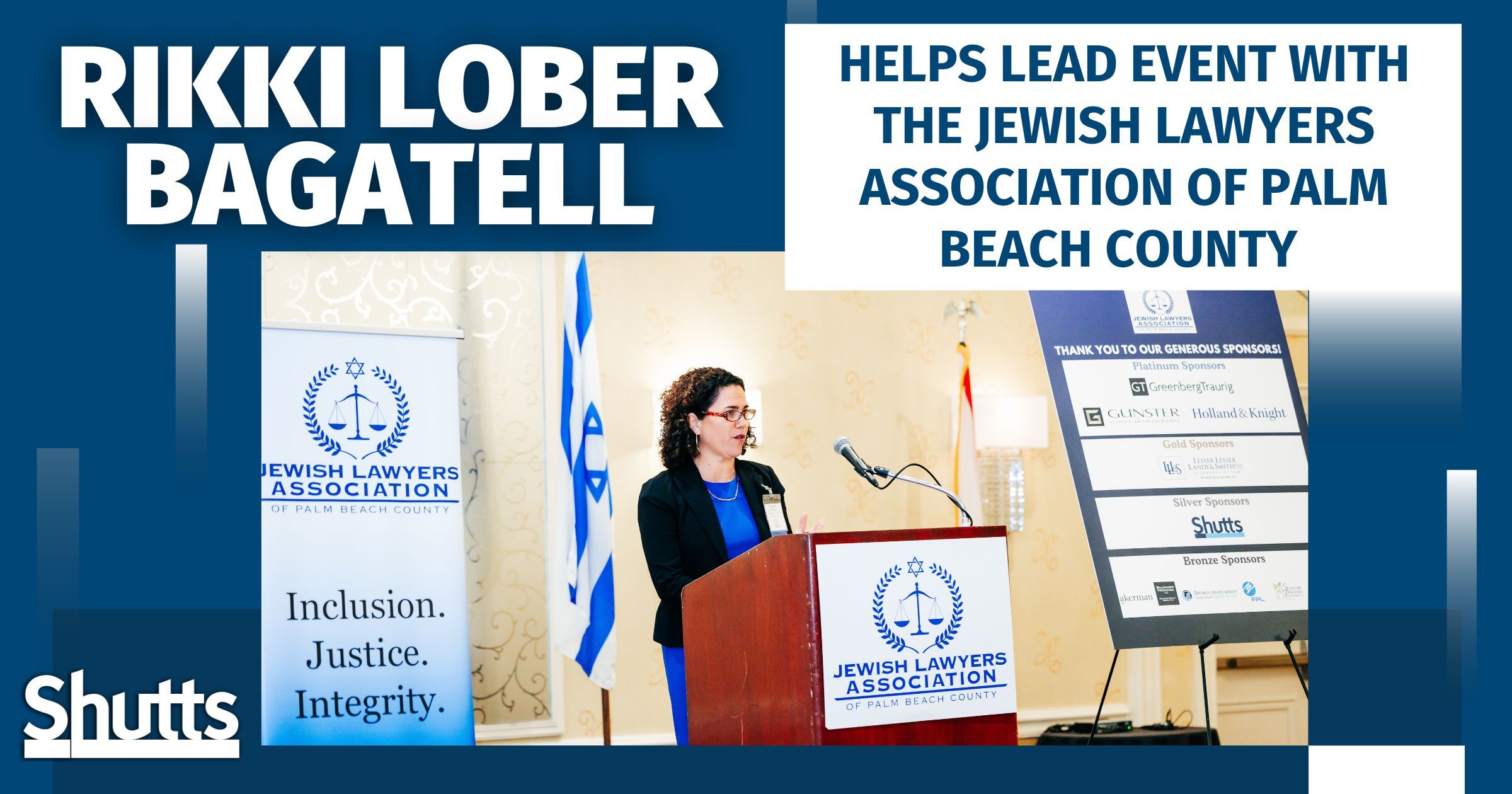 Rikki Lober Bagatell Helps Lead Event with the Jewish Lawyers ...