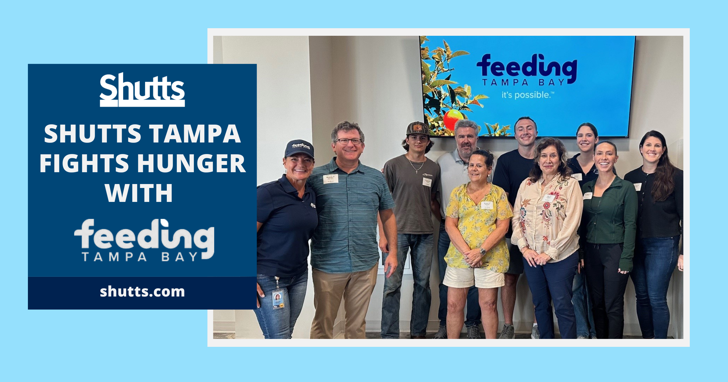 Shutts Tampa Volunteers with Community Service Project Supporting ...